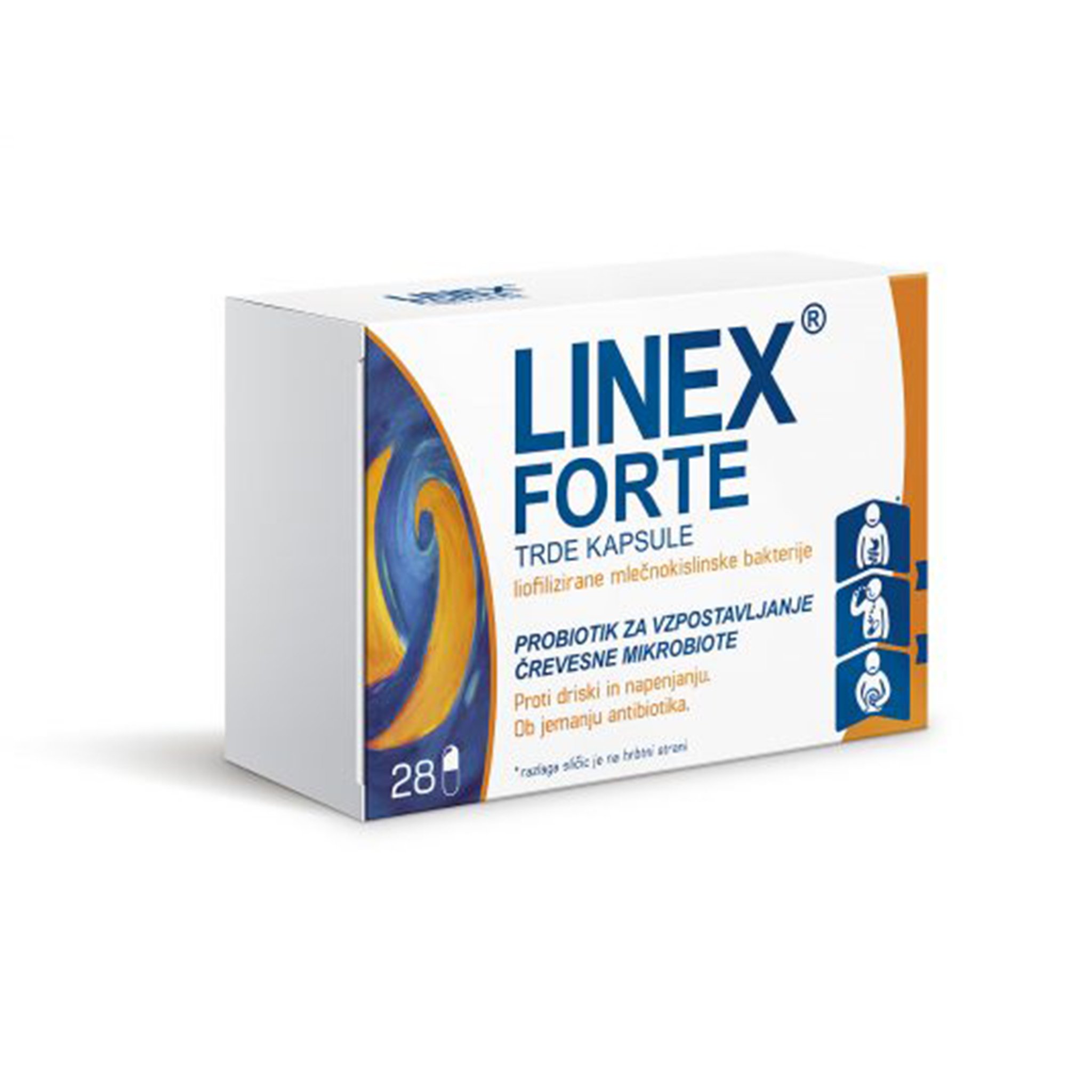 Linex Forte trde kapsule - Lekarna Mačkovec