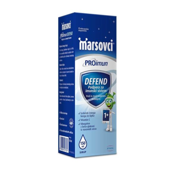Marsovci PROimun DEFEND sirup, 150 ml - Spletna Lekarna Mačkovec