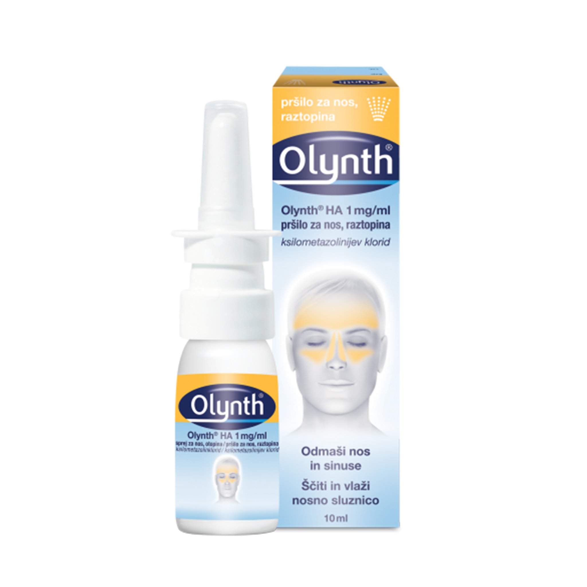 Olynth HA 1 mg/ml pršilo za nos za odrasle, 10 ml - Lekarna Mačkovec