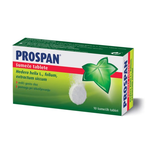 Prospan šumeče tablete, 20 tablet - Lekarna Mačkovec