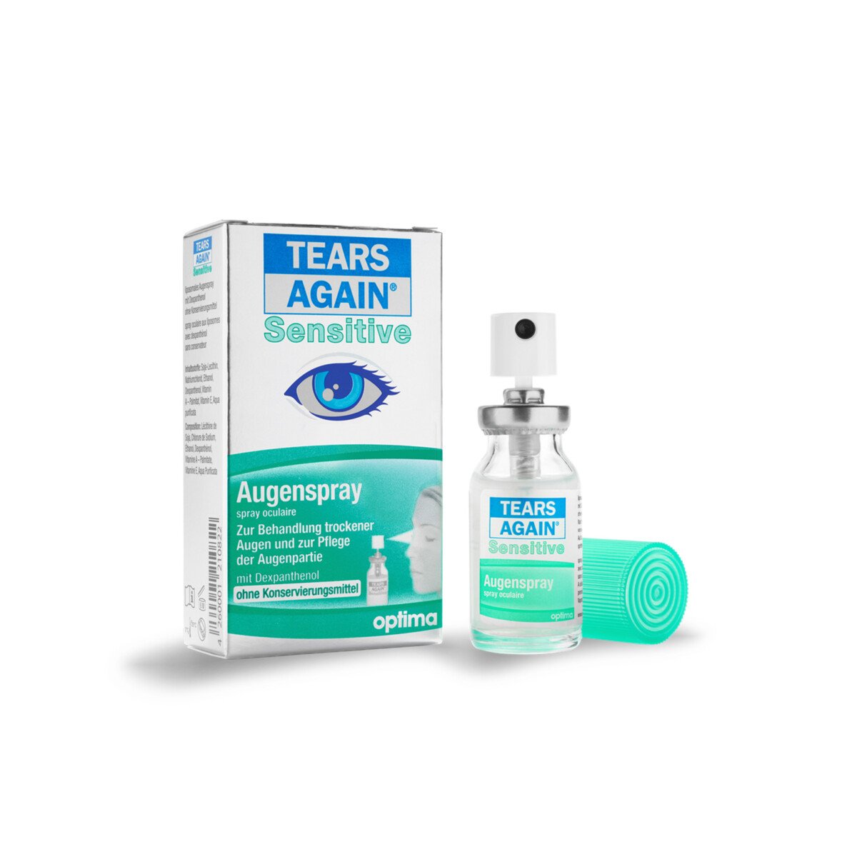 Tears Again Sensitive liposomsko pršilo, 10 ml - Lekarna Mačkovec