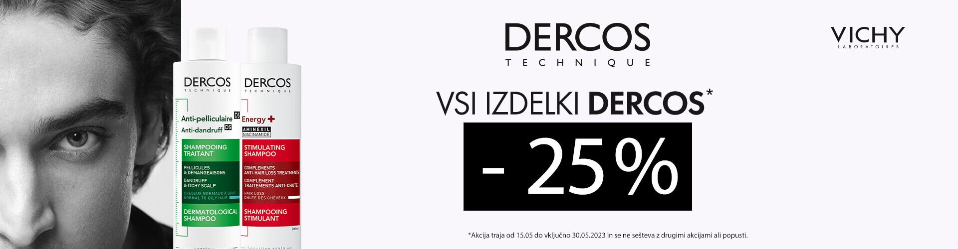 -25% Vichy Dercos izdelki - Lekarna Mačkovec